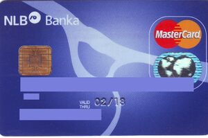 Bank Card: Nlb Master Card (NLB Banka, SerbiaCol:RS-MC-0003