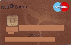 Bank Card: Nlb Maestro Gold (NLB Banka, SerbiaCol:RS-MS-0002