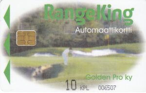 Functional Card: Range King - Golden Pro ky (Clubs - Golf Clubs, Finland(Golden Pro ky) Col:FI ...