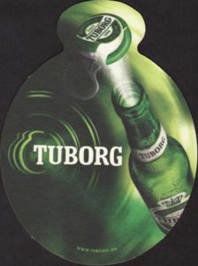 Beer Coaster: Tuborg (Carlsberg Breweries AS, Denmark(Tuborg - Ukraine ...