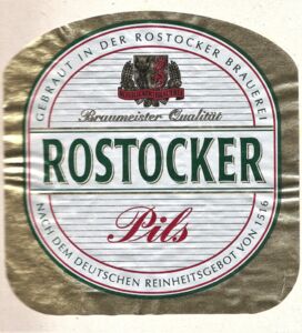 Drink Label: Rostocker Pils (Hanseatische Brauerei, Germany, Federal ...