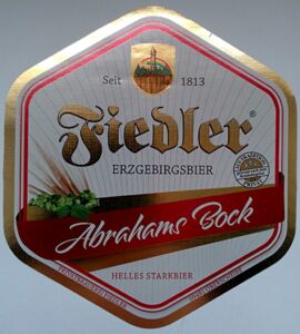 饮料标签: Fiedler Abrahams Bock (Privatbrauerei Fiedler, 德国Col:DE-BEER ...