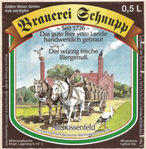 Drink Label: Brauerei Schnupp (Brauerei Schnupp, Germany, Federal ...