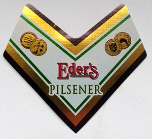 Drink Label: Eder's Pilsner (Eder & Heylands Brauerei, Germany, Federal ...