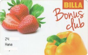 Functional Card: BILLA - Bonus club - OSOBNI KARTA - Personal Card ...