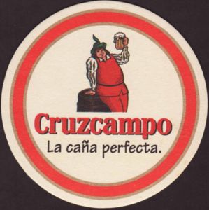 Beer Coaster: Cruzcampo (Grupo Cruzcampo, SpainCol:ES-000148