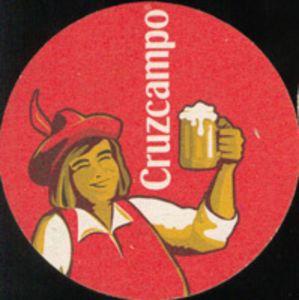 Beer Coaster: Cruzcampo (Grupo Cruzcampo, SpainCol:ES-000155