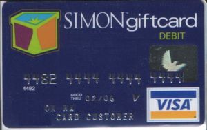 Bank Card: Simon (Bank of America, United States of AmericaCol:US-VI-0038