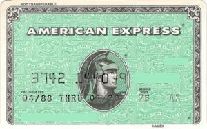Bank Card: American Express classic UK 374214 10-87 (American Express ...