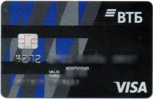 Bank Card: VTB (Vneshtorgbank, RussiaCol:RU-VI-1273.05