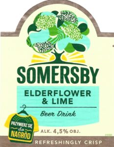 Drink Label: Somersby Elderflower & Lime (Carlsberg Polska Sp. z.o.o ...