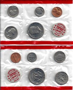 Coin: Various Dollars (Mint set 1971) (United States of America(1947 ...