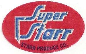 Fruit Sticker: Super Starr Starr produce co. (UnknownCol:UN-FR-00773