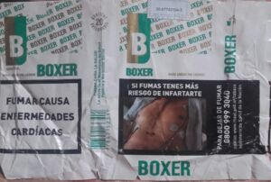 Cigarette Pack: Boxer Menthol (Argentina) Col:AR-CT-0301