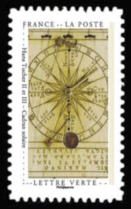 Stamp: Solar Chart by Hans Tucher II and III (France) (Curiosity ...