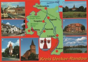 Postcard: Kreis Uecker-Randow (Germany, Federal Republic(Uecker-Randow ...
