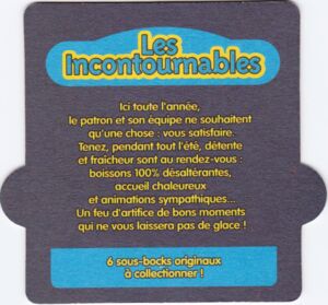 Beer Coaster: Les incontournables (Kronenbourg, FranceCol:FR-003078