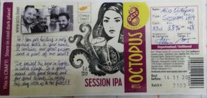 Drink Label: Octopus (L.S.G Prime Microbrewery LTD, CyprusCol:CY-BEER ...