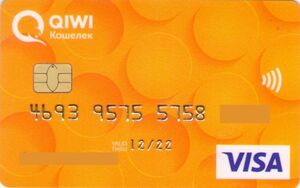 Bank Card: QIWI Orange (QIWI Bank, RussiaCol:RU-VI-1301.03