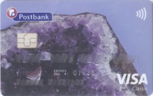 Bank Card: Postbank Visa Classic Debit Minerals - 01/19/000 (Postbank ...