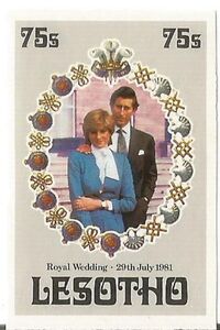 Stamp: The Royal Couple (Lesotho(Royal Wedding of Prince Charles and ...