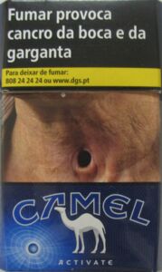 Maço de cigarros: Camel Activate (PortugalCol:PT-CT-0097