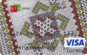 Bank Card: BTA Bank (BTA Bank, BelarusCol:BY-VE-0084.02