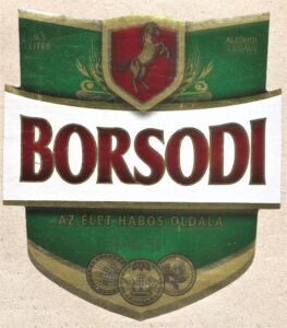 Drink Label: Borsodi (Borsodi Sörgyár, HungaryCol:HU-BEER-001948