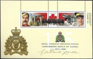 Stamp: RCMP with Signature (Canada(125th Anniversary of Royal Canadian ...