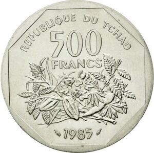 Coin: 500 CFA Francs (Essai) (Chad(Essais) WCC:kme6