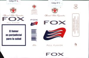 Cigarette Pack: Fox Full Flavor (ArgentinaCol:AR-CT-0367