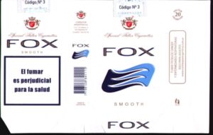 Cigarette Pack: Fox Smoots (ArgentinaCol:AR-CT-0368