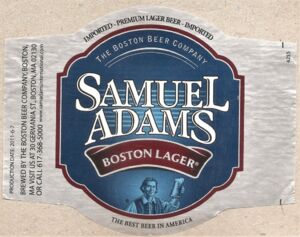 Drink Label: Samuel Adams (Boston Beer Co., United States of AmericaCol ...
