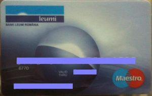 Bank Card: Leumi (Leumi Bank, RomaniaCol:RO-MS-0005