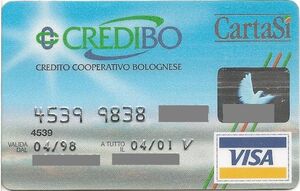 Bank Card: CartaSi (Credito Cooperativo Bolognese, ItalyCol:IT-VI-0085