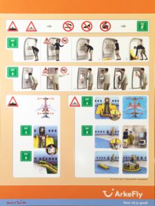 Safety Card: Boeing 767-300 (Arkefly, NetherlandsCol:TFL-NL-0004