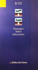 Safety Card: B-737 (Delta Air Lines, United States of AmericaCol:DAL-US ...