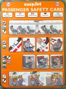 Safety Card: Boeing 737-300 (EasyJet, United Kingdom of Great Britain ...