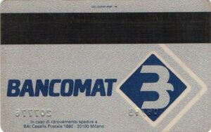 Bank Card: BAI - Gruppo Duetsche Bank - Sportello automatico (Banca d ...