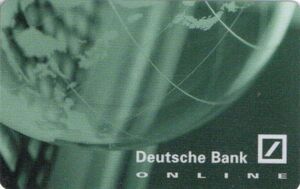 Tarjeta de Banco: Deutsche Bank Online (Deutsche Bank, ItaliaCol:IT-GM-0047