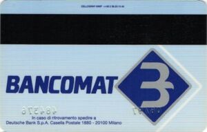 Bank Card: Deutsche Bank - Pago Bancomat (Deutsche Bank, ItalyCol:IT-GM ...