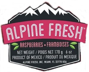 Food Label: Alpine Fresh Raspberries - Framboises (Alpine Fresh, Inc ...