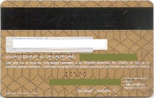 Bank Card: Fortis Banque Luxembourg (Fortis Banque Luxembourg ...