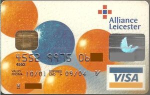 Bank Card: Alliance Leicester (Alliance Leicester, United Kingdom of ...