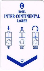 Hotel Card: Hotel InterContinental Zagreb (InterContinental, CroatiaCol ...