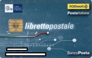 Bank Card: Libretto Postale (Poste Italiane, ItalyCol:IT-GM-0051