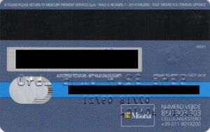 Tarjeta de Banco: Classic card - Mastercard (Intesa Sanpaolo, Italia ...