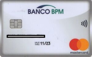 Bank Card: Banco BPM - Mastercard (Banca Popolare di Milano, Italy) Col ...