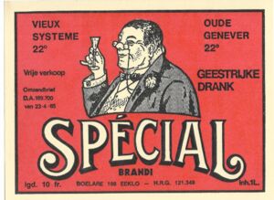 Drink Label: Special Oude Genever 22° (Distillerie Brandi, BelgiumCol ...