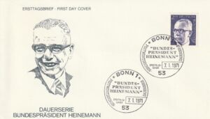 Producto Filatélico: Dr. h.c. Gustav Heinemann (1899-1976), 3rd Federal ...